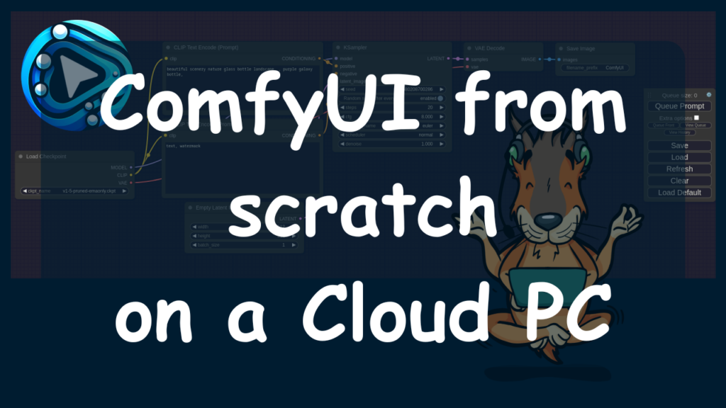 ComfyUI Tutorial: How to Start with ComfyUI from Scratch as a newbie – ShadowPC version – Mara Scott